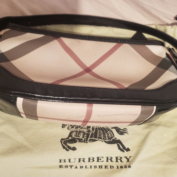 Burberry | Bags | Burberry Black Leather Trim Bag | Poshmark